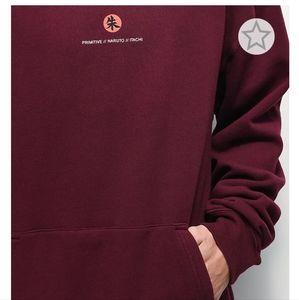 Primitive | Shirts | Primitive X Naruto Crows Burgundy Hoodie | Poshmark